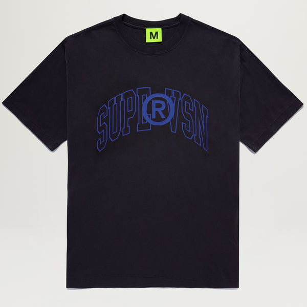 Supervsn Collegiate Tee (Vintage Black) - NewYakCity